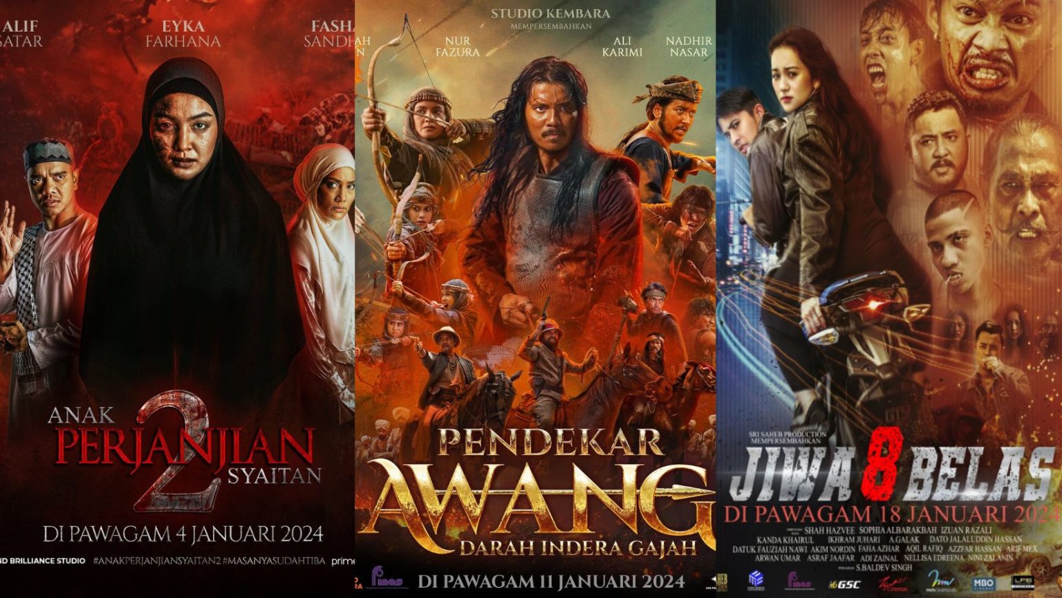 3 Filem Melayu Terbaru Bulan Januari 2024 – MURAI